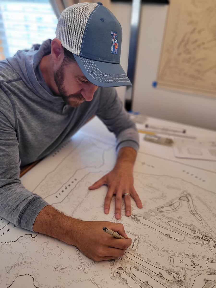 Caveman Hat in Blue – Caveman Construction Gear